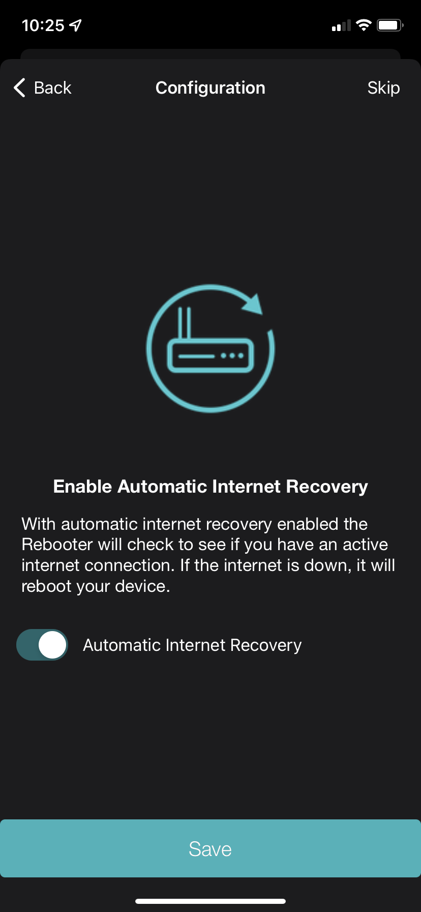 How to set up the Rebooter on iPhone – ConnectSense